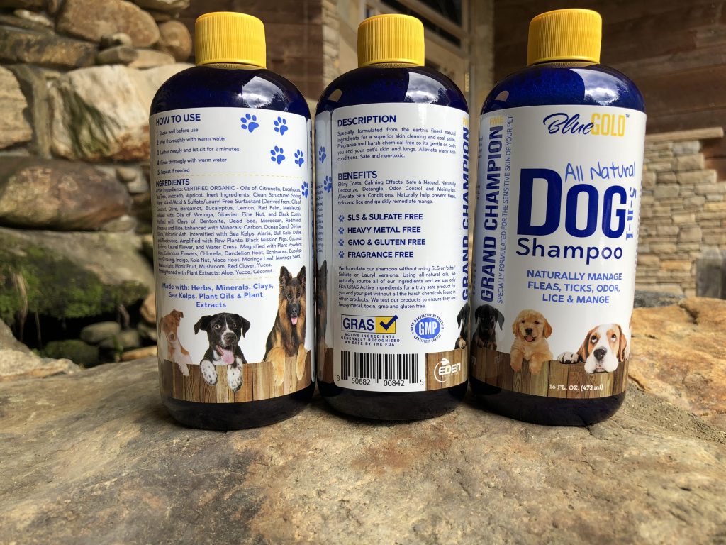 BlueGold® All Natural 5-n-1 Dog Shampoo - Eden BlueGold®
