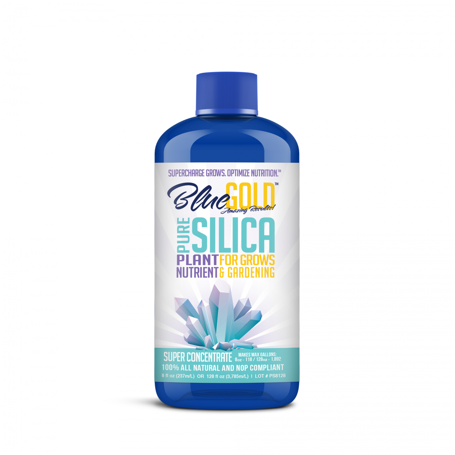 BlueGold® Pure Silica (Clear Pure Si02 Raw Quartz) - Eden BlueGold®